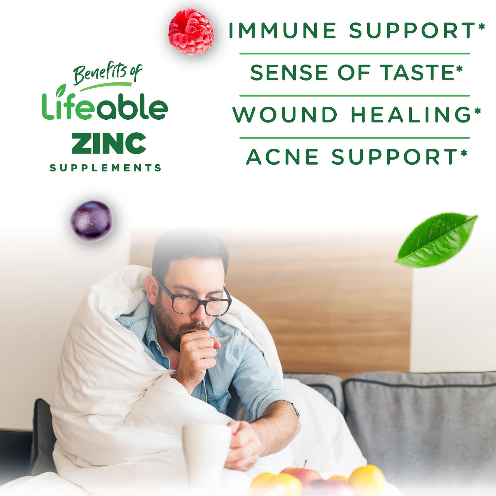 Natural zinc picolinate supplement
