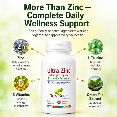 Natural zinc source for energy boost