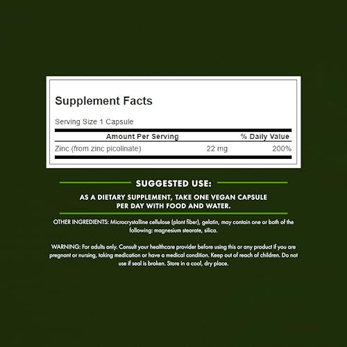 natural zinc supplement for adults