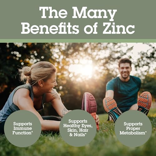 Natural zinc supplement for energy