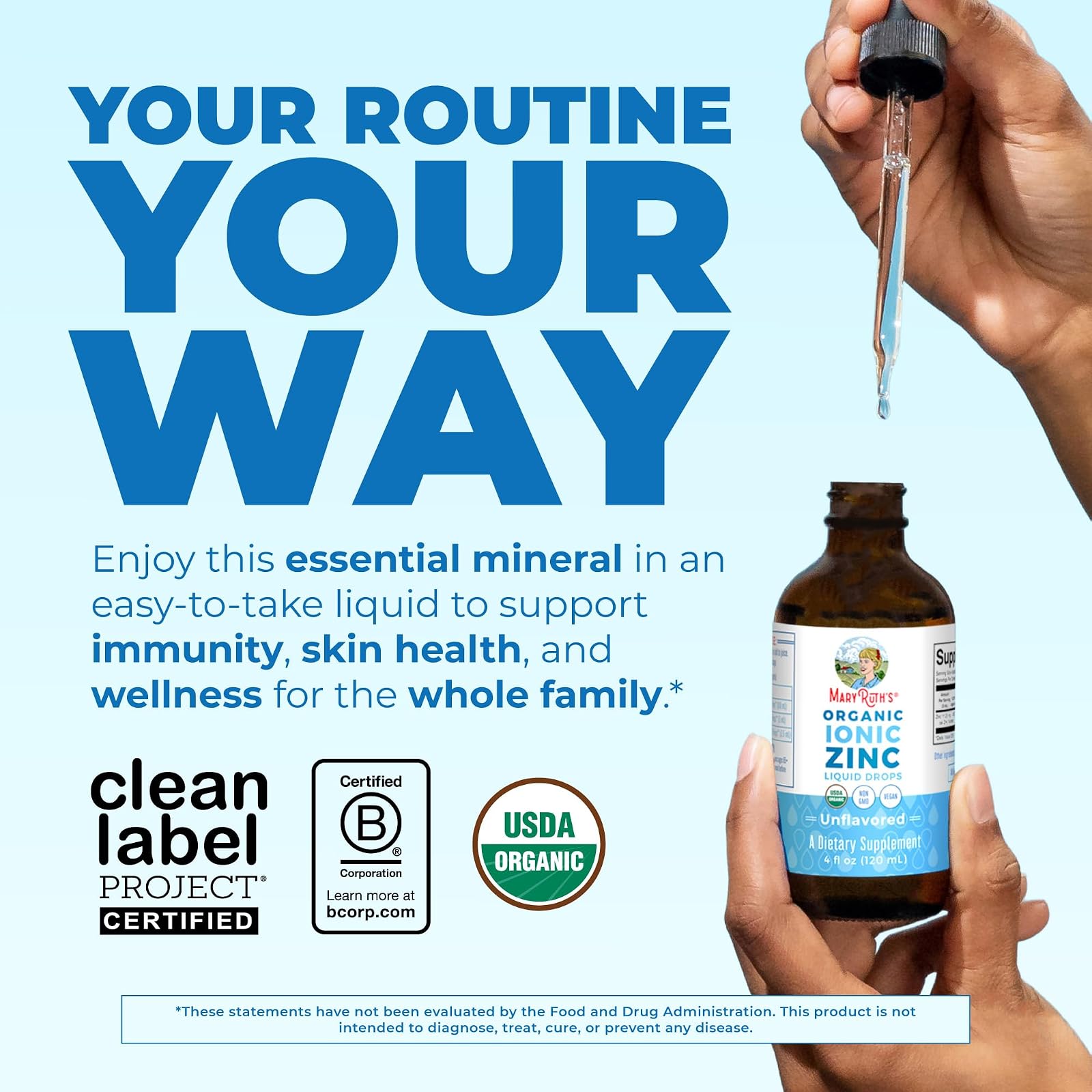 Natural zinc supplement for health