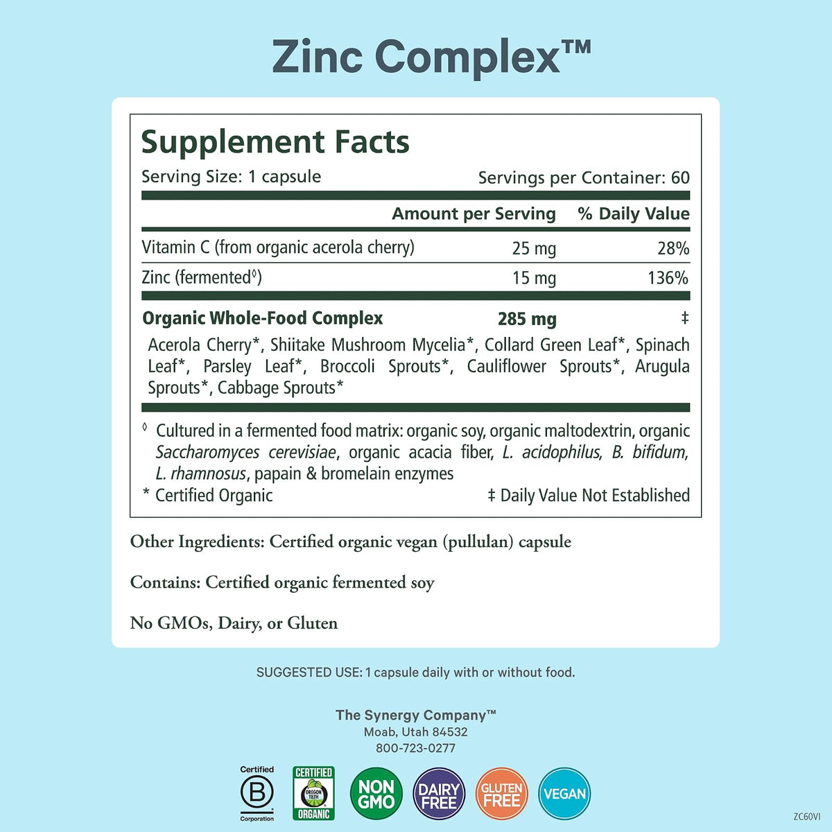 natural zinc supplement for immunity