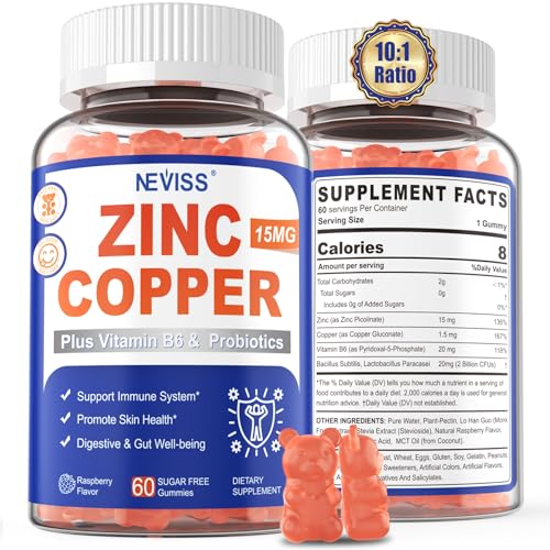 Natural zinc supplement for skin health