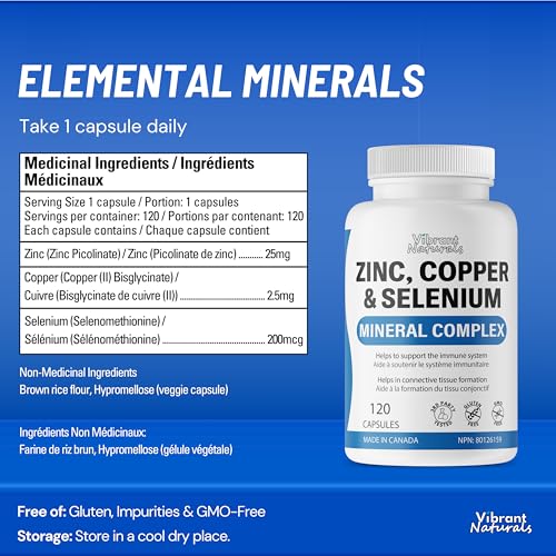 Natural zinc supplement for vegans