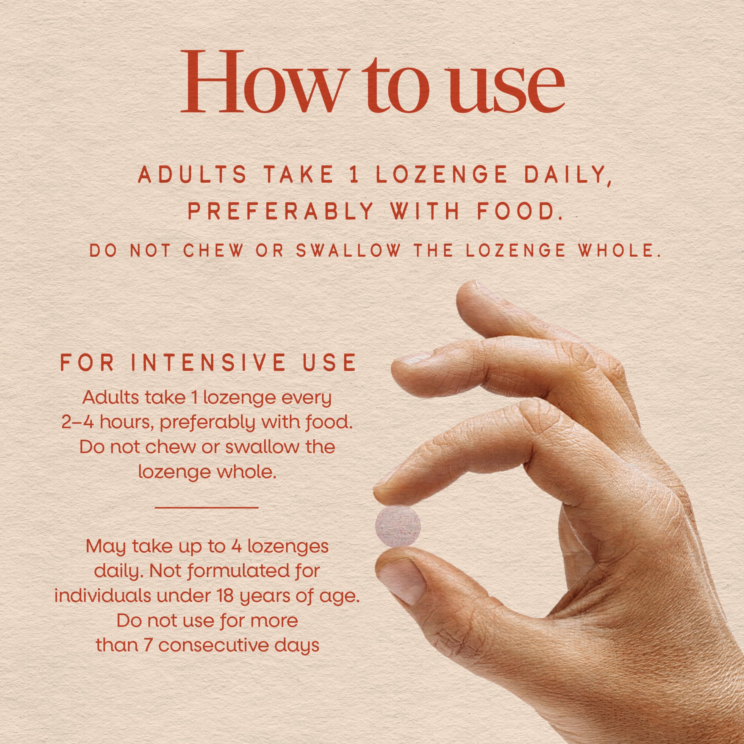 Natural zinc supplement for wellness
