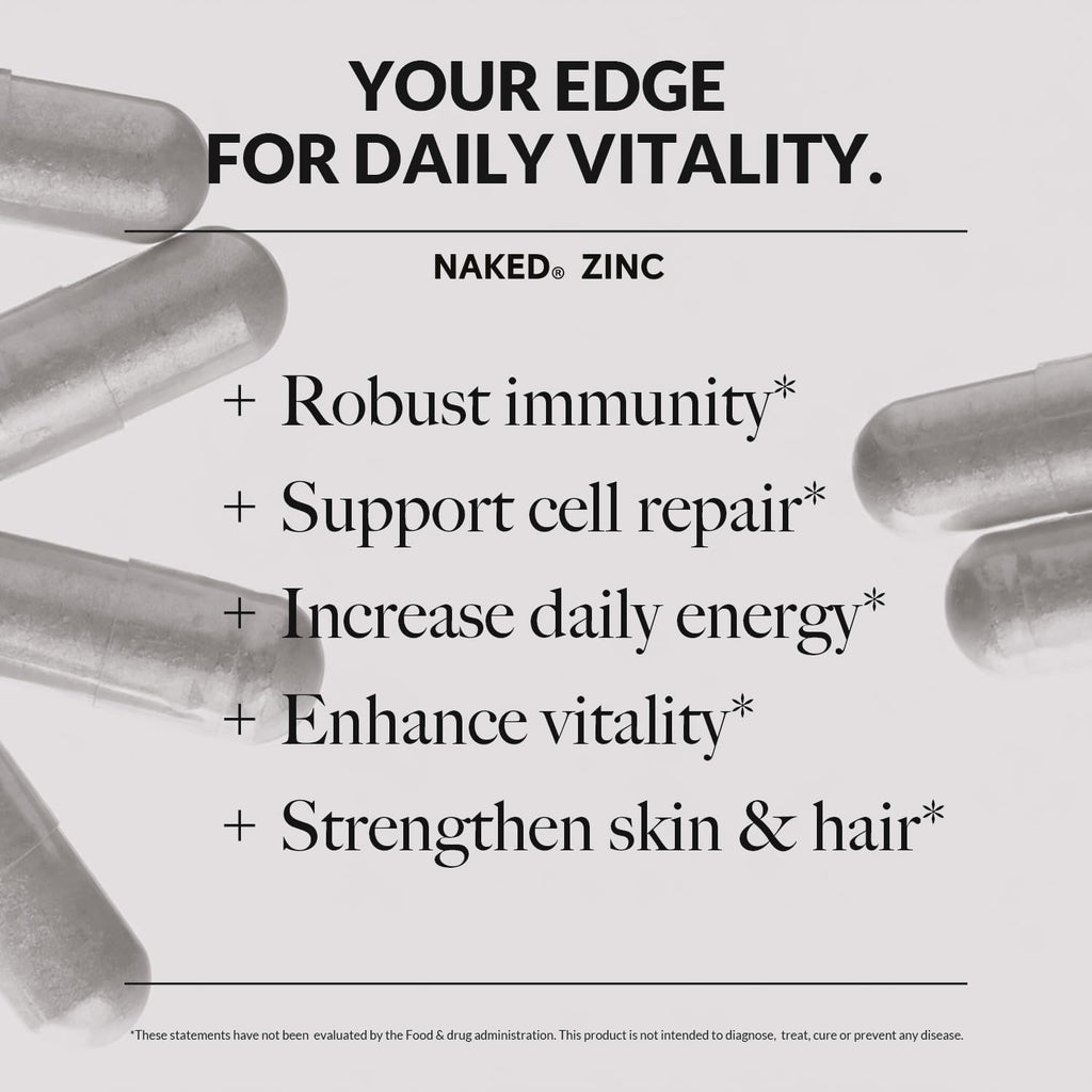 Natural zinc supplement for wellness