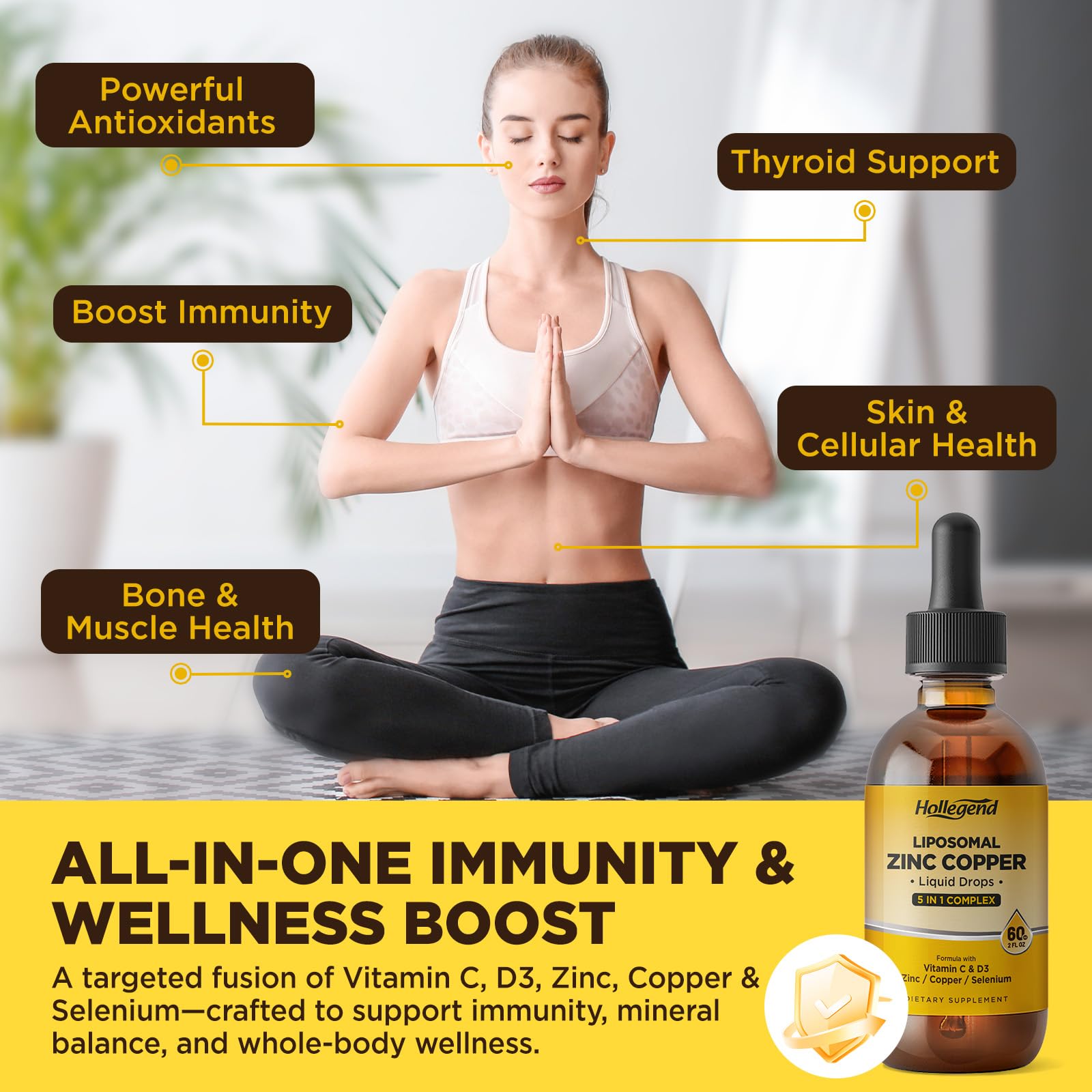 Natural Zinc supplement for wellness