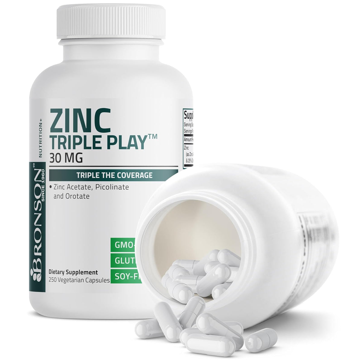 Natural zinc supplement for wellness