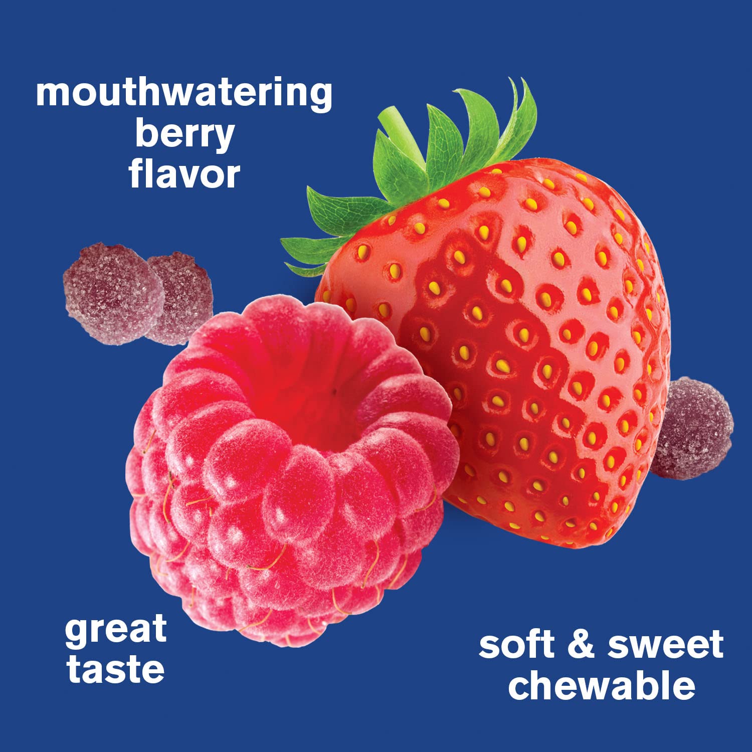 Natural zinc supplement gummies