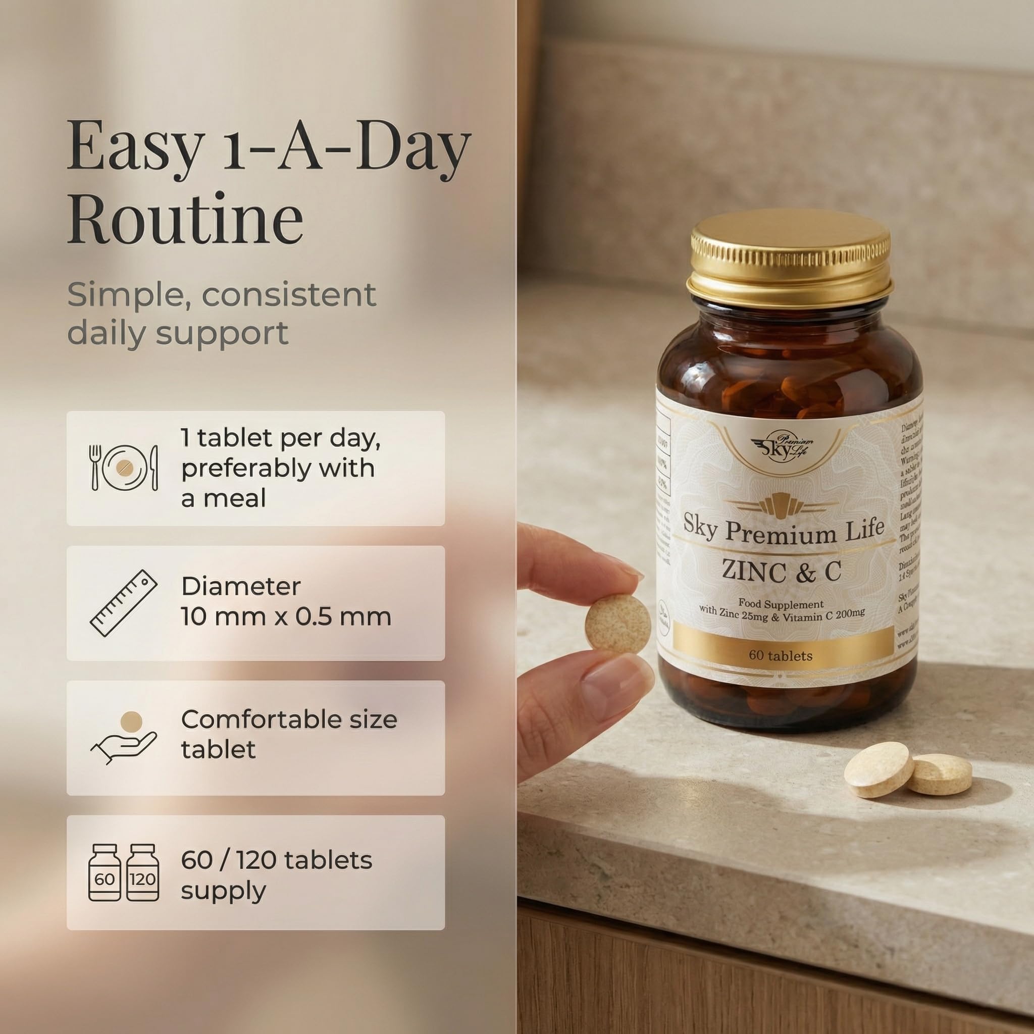 Natural zinc supplement in Canada