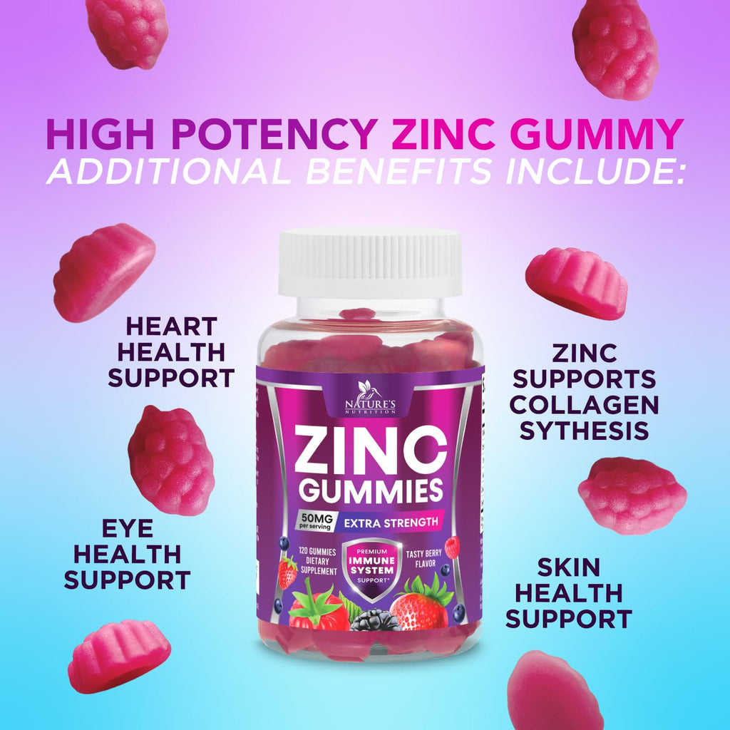 natural zinc supplement in gummies