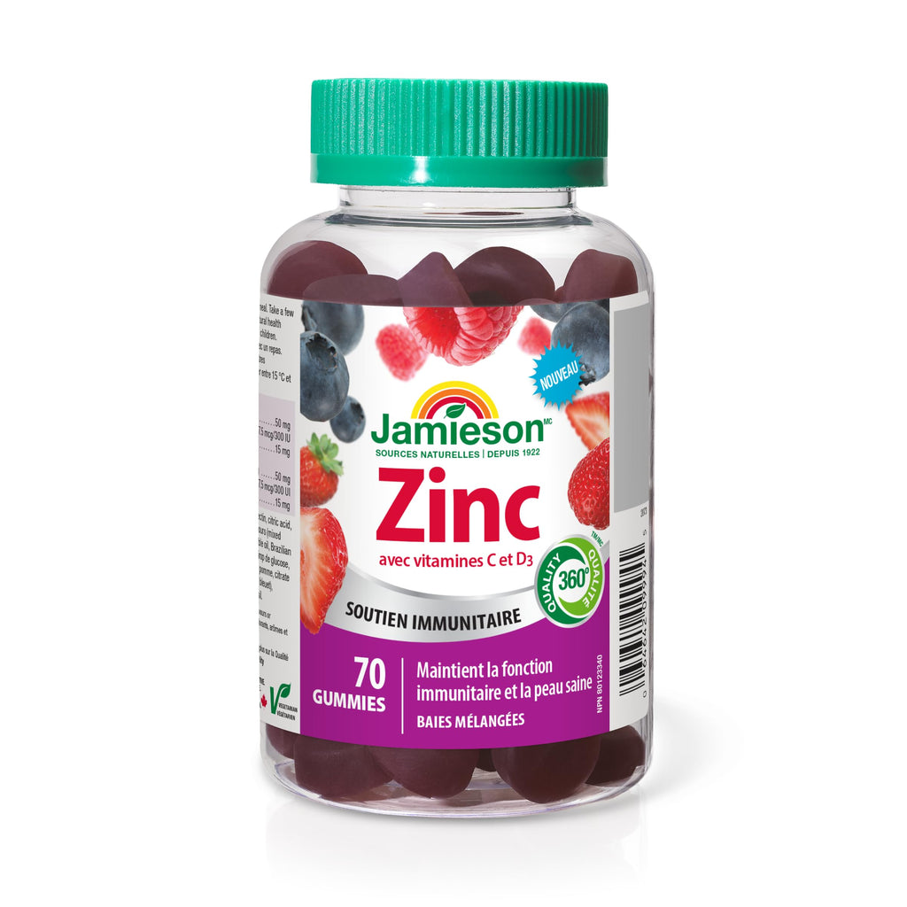 Natural zinc vitamins for wellness