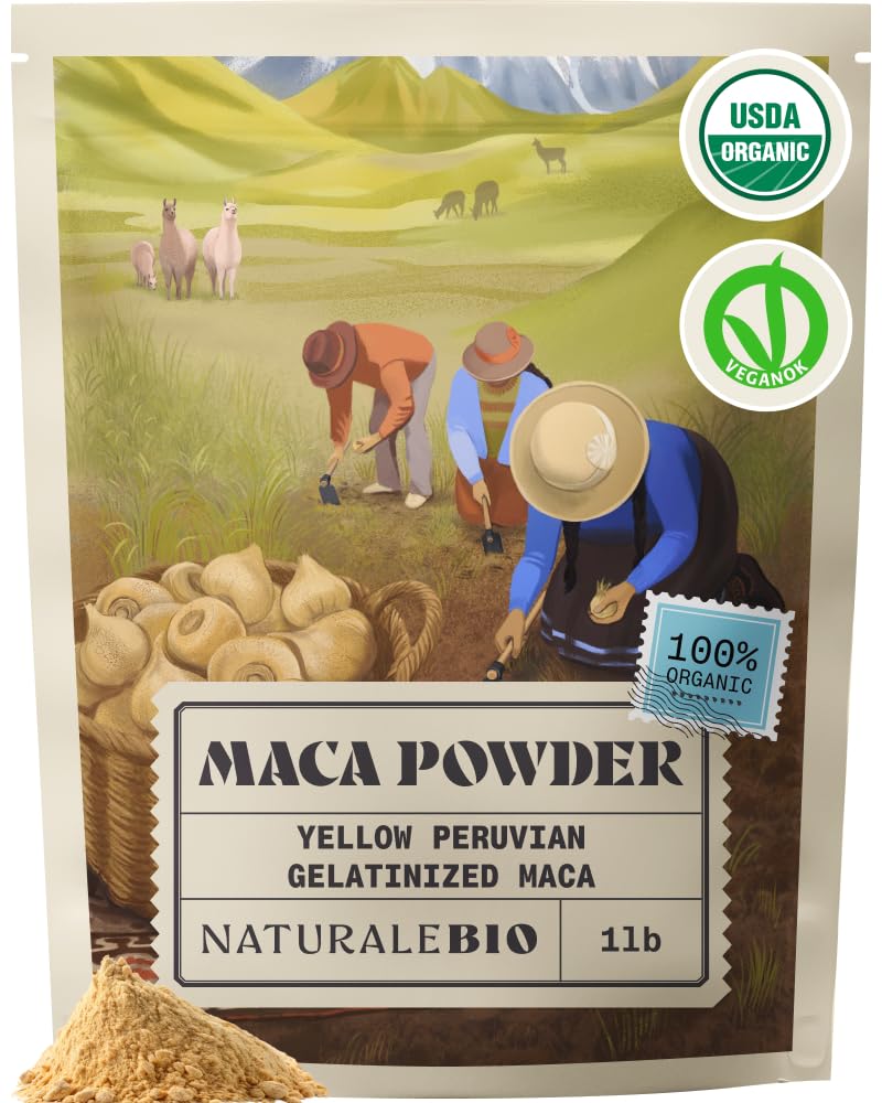 NaturaleBio maca powder for energy