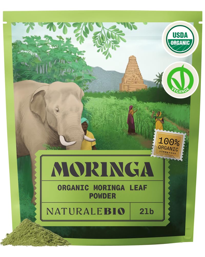 NaturaleBio Moringa organic powder benefits