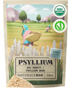 NaturaleBio organic psyllium husk benefits