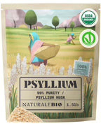 NaturaleBio psyllium husk fiber supplement