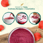 NaturalEvity hibiscus powder for refreshing drinks