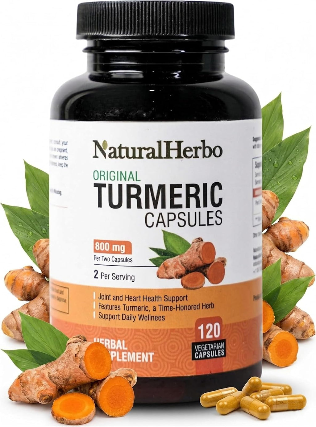 NaturalHerbo turmeric capsules for wellness