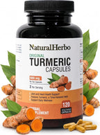 NaturalHerbo turmeric capsules for wellness