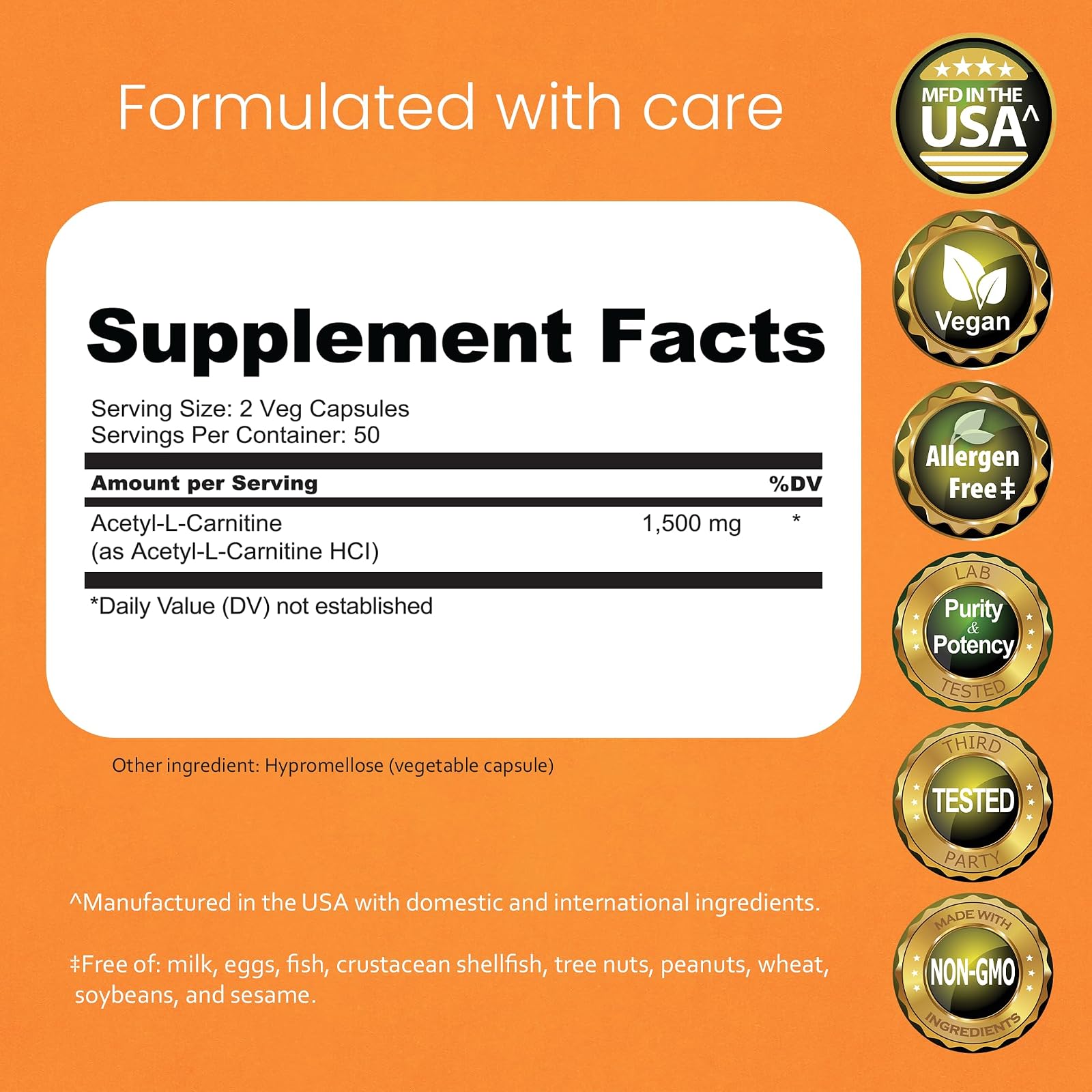 NaturaLife Labs l-carnitine supplement