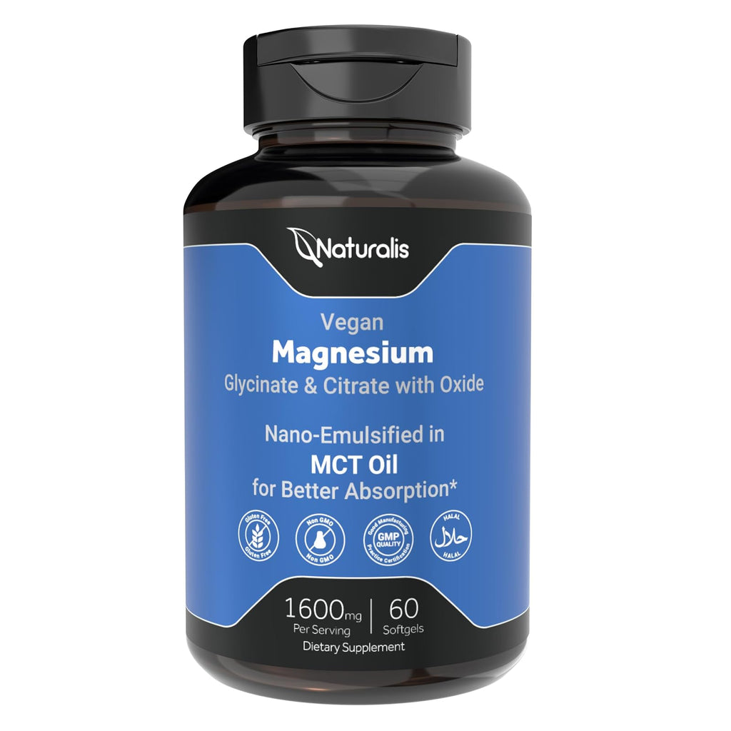 Naturalis magnesium softgels for relaxation