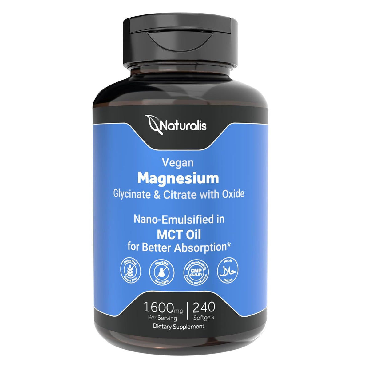 Naturalis magnesium softgels for relaxation