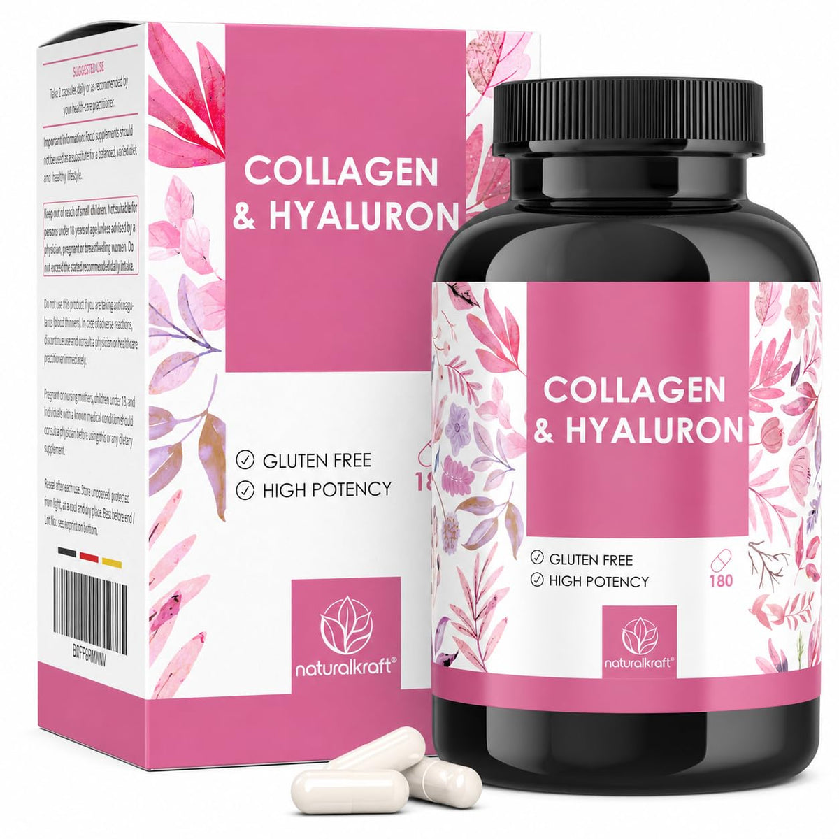 naturalkraft collagen and hyaluronic acid capsules
