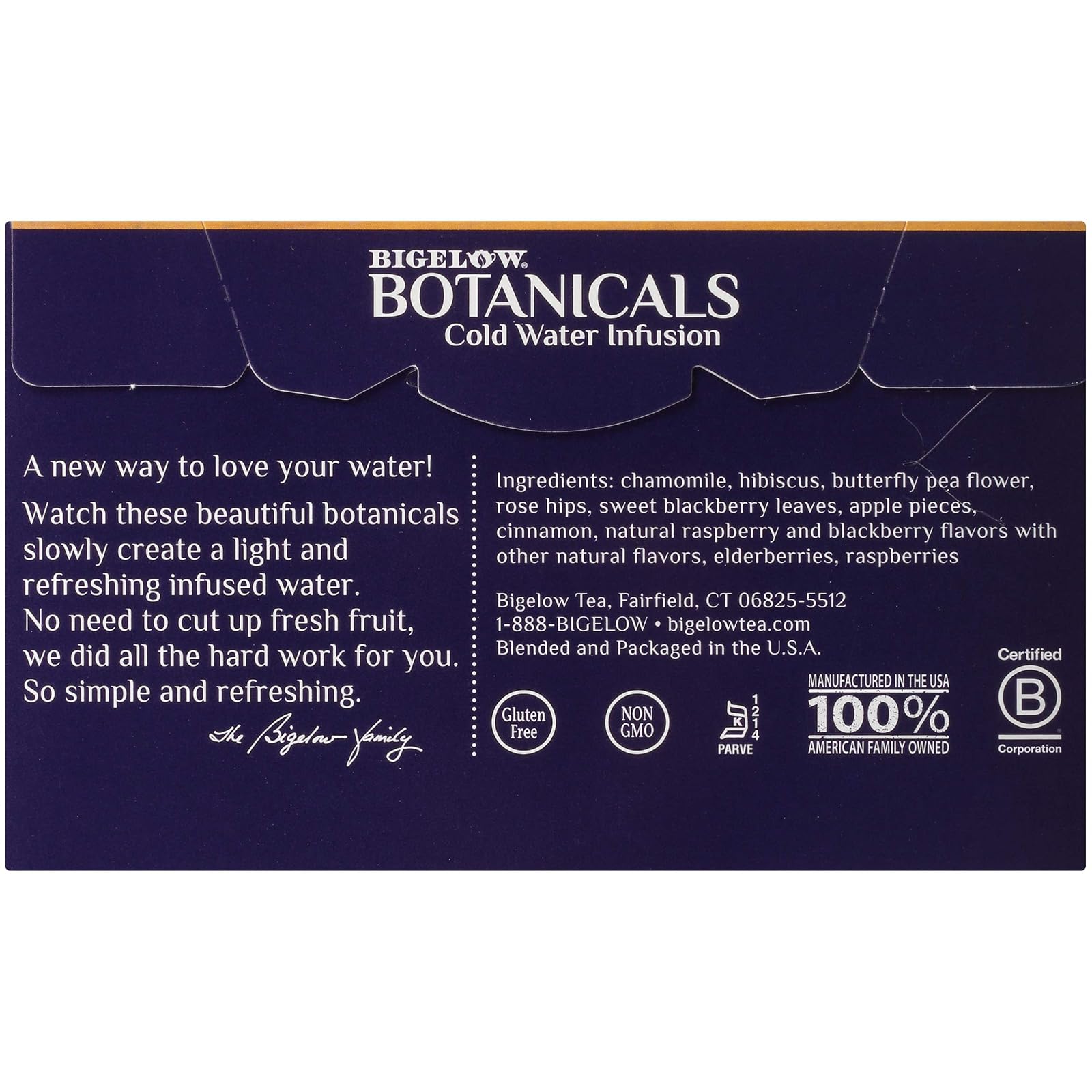naturally caffeine-free fruit tea