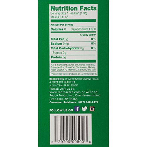 naturally caffeine-free Red Rose tea