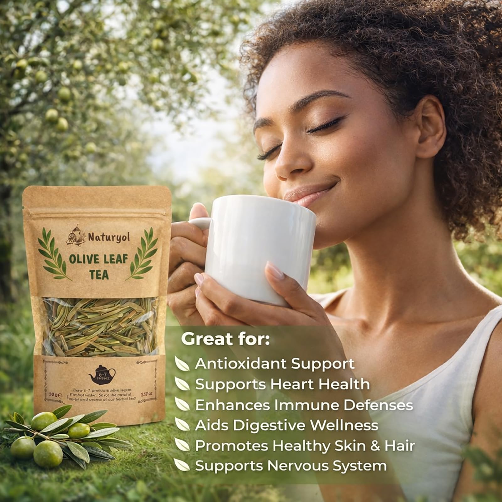naturally calming herbal infusion