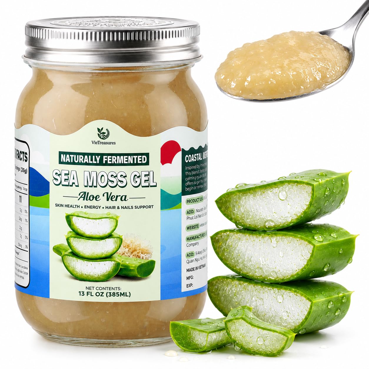 naturally fermented sea moss gel