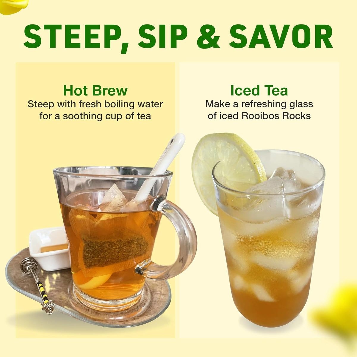 naturally soothing chamomile tea