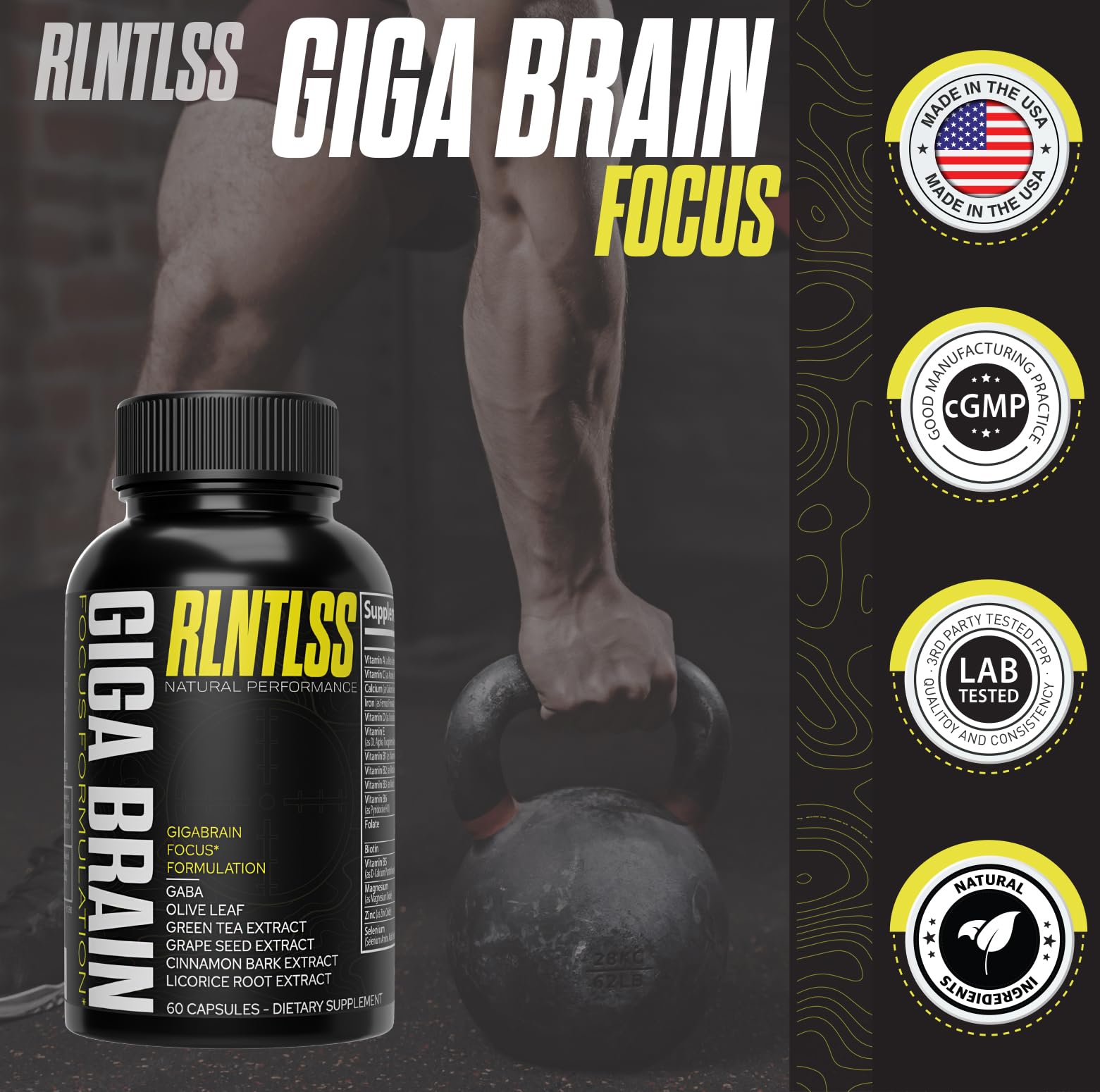 naturally sourced ingredients in RLNTLSS GIGABRAIN