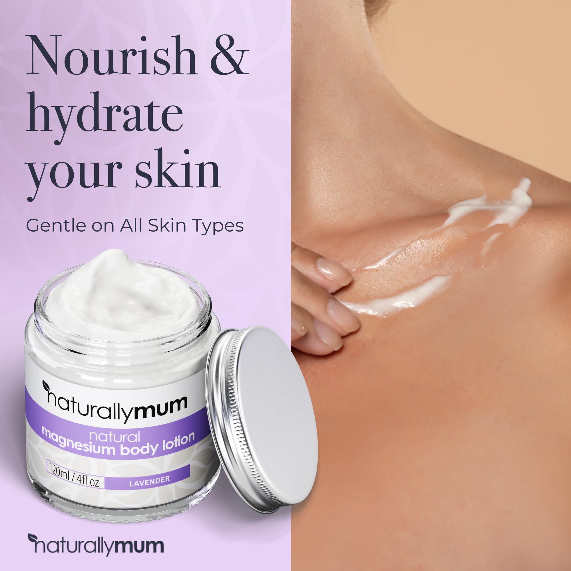 NaturallyMum lotion for sensitive skin