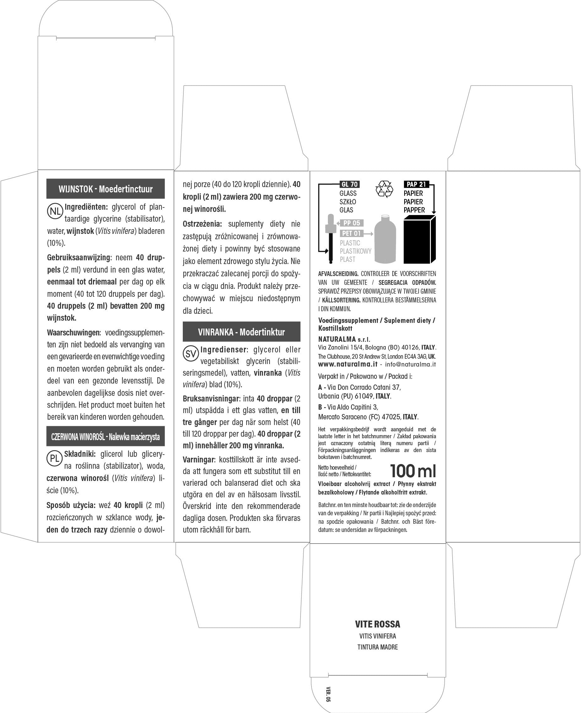 Naturalma tincture for blood pressure