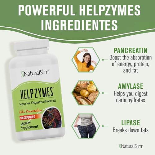 NaturalSlim Helpzymes for gut health
