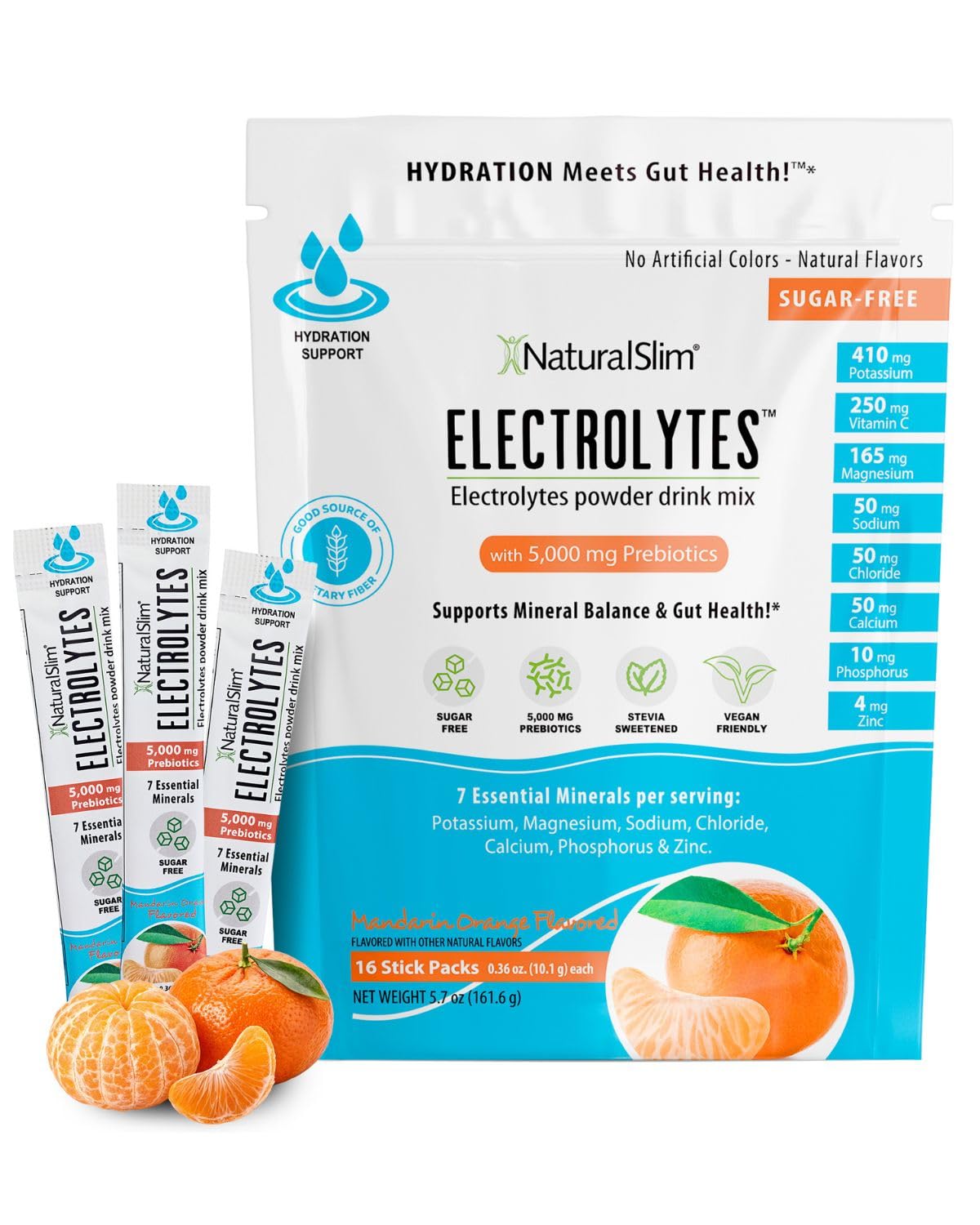 NaturalSlim hydration powder Mandarin orange