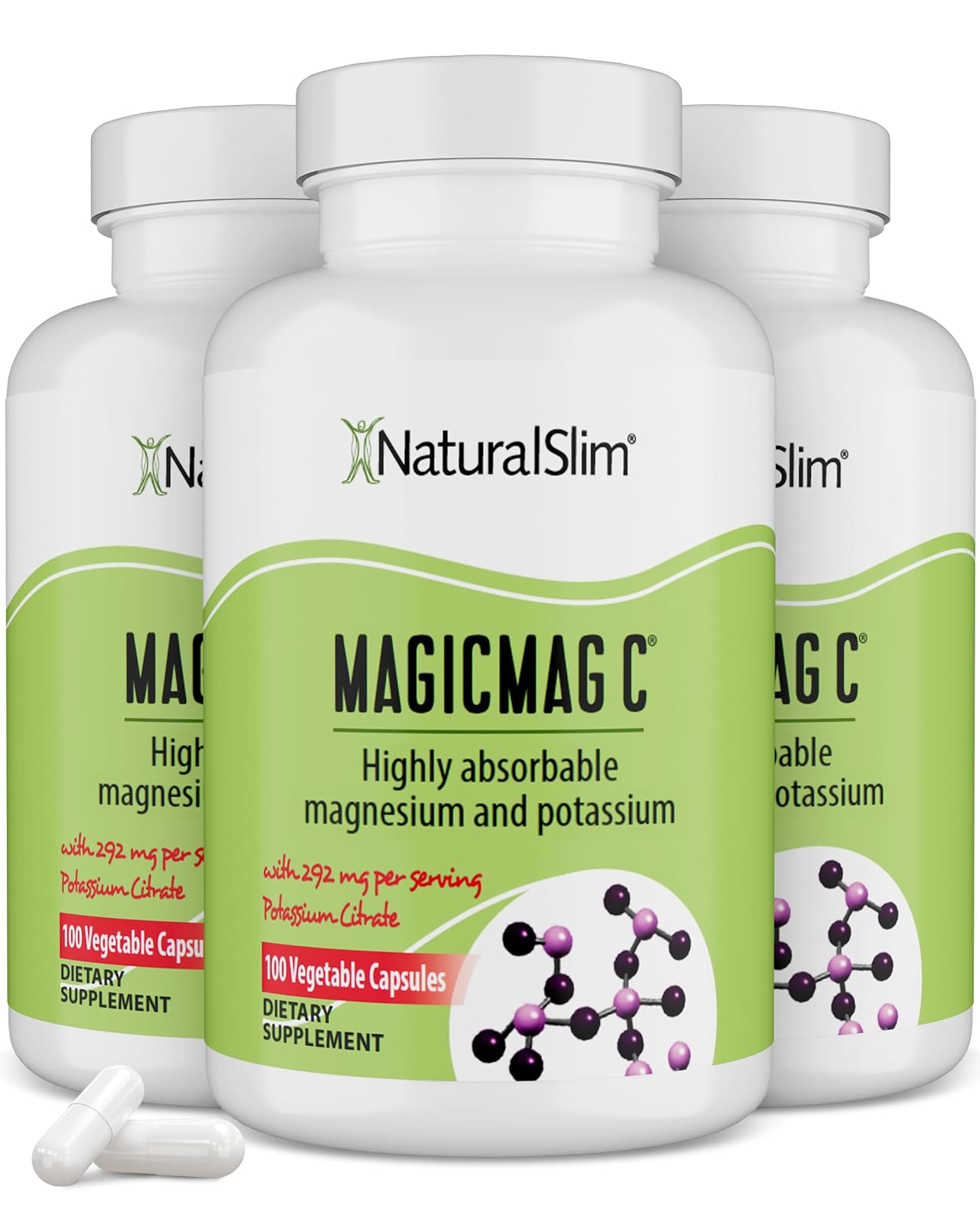 NaturalSlim magnesium citrate capsules