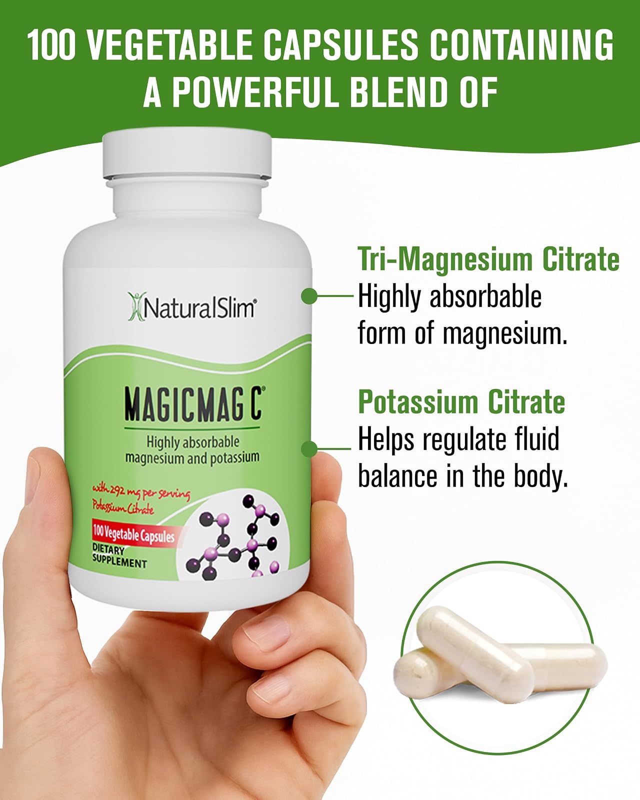 NaturalSlim magnesium for muscle relaxation