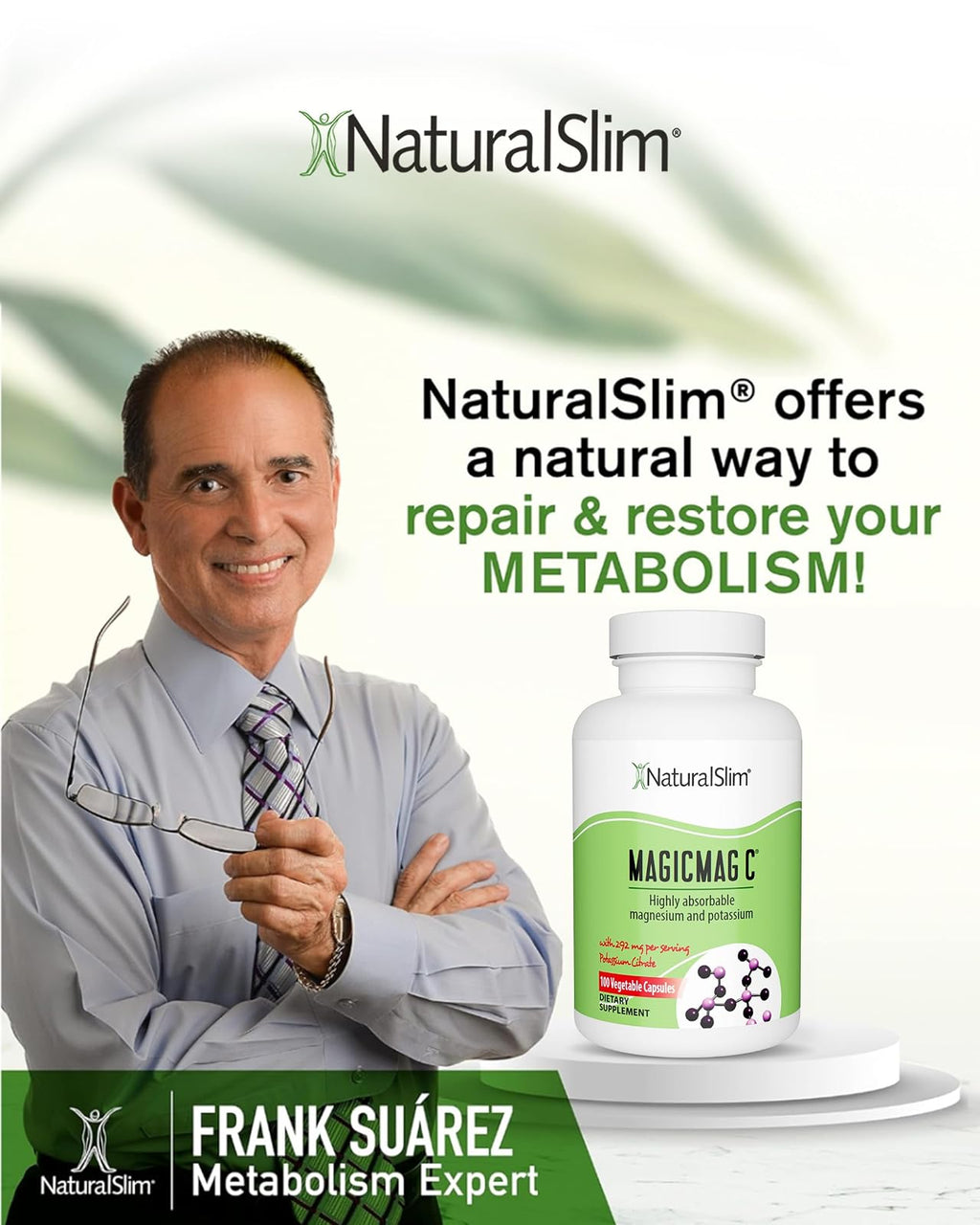 NaturalSlim magnesium for stress relief