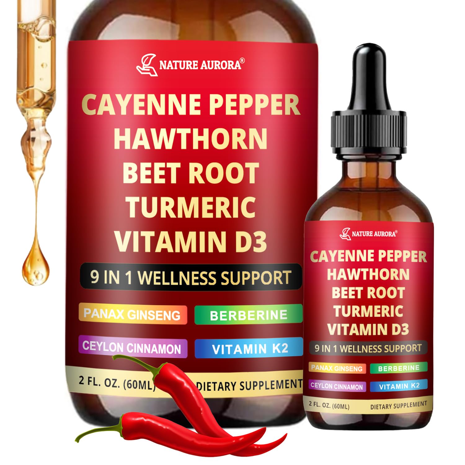 Nature Aurora cayenne pepper drops