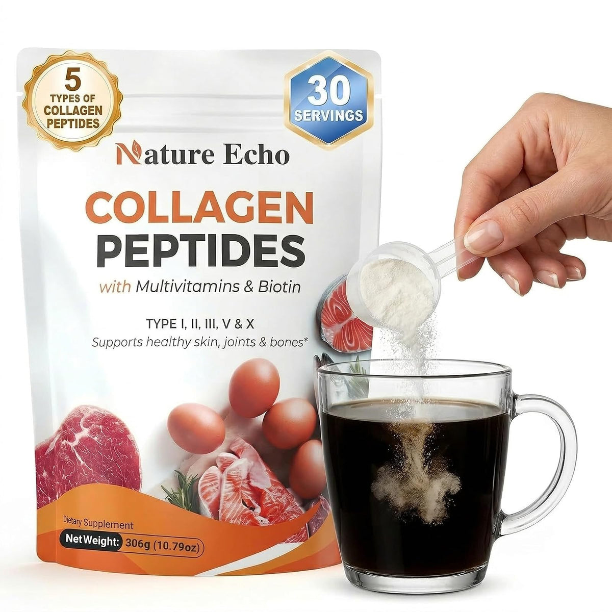 Nature Echo collagen peptides powder