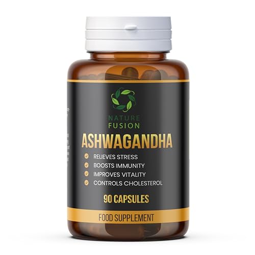 Nature Fusion Ashwagandha capsules for stress relief