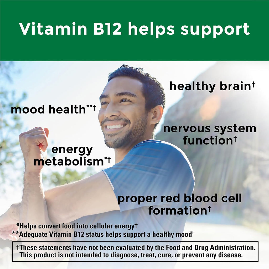 Nature Made B12 supports red blood cells
