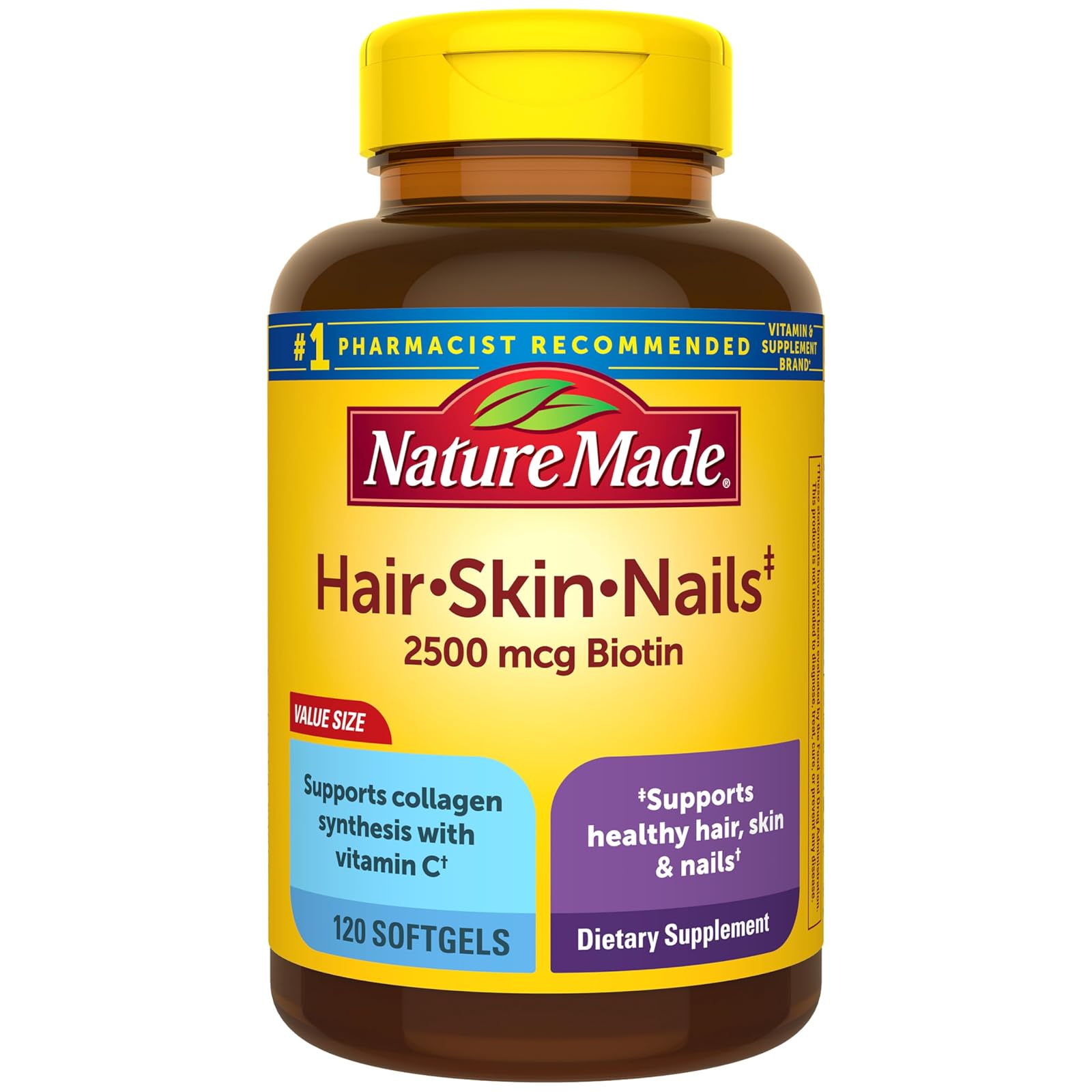 Nature Made biotin for healthy hair