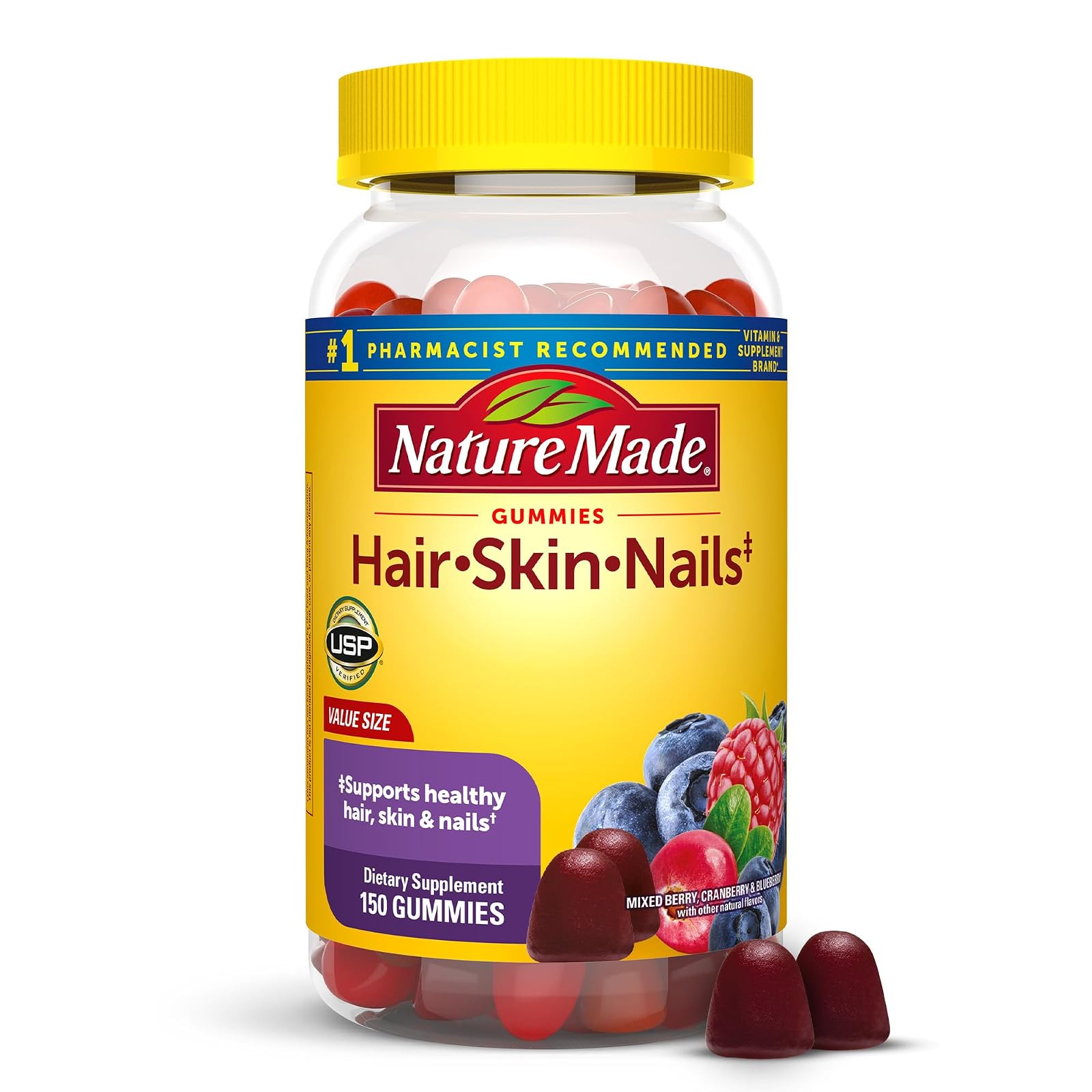 Nature Made biotin gummies for hair