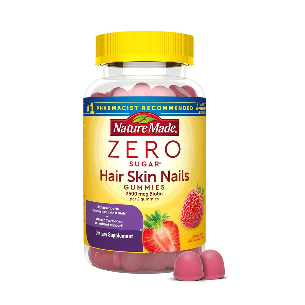 Nature Made biotin gummies for hair
