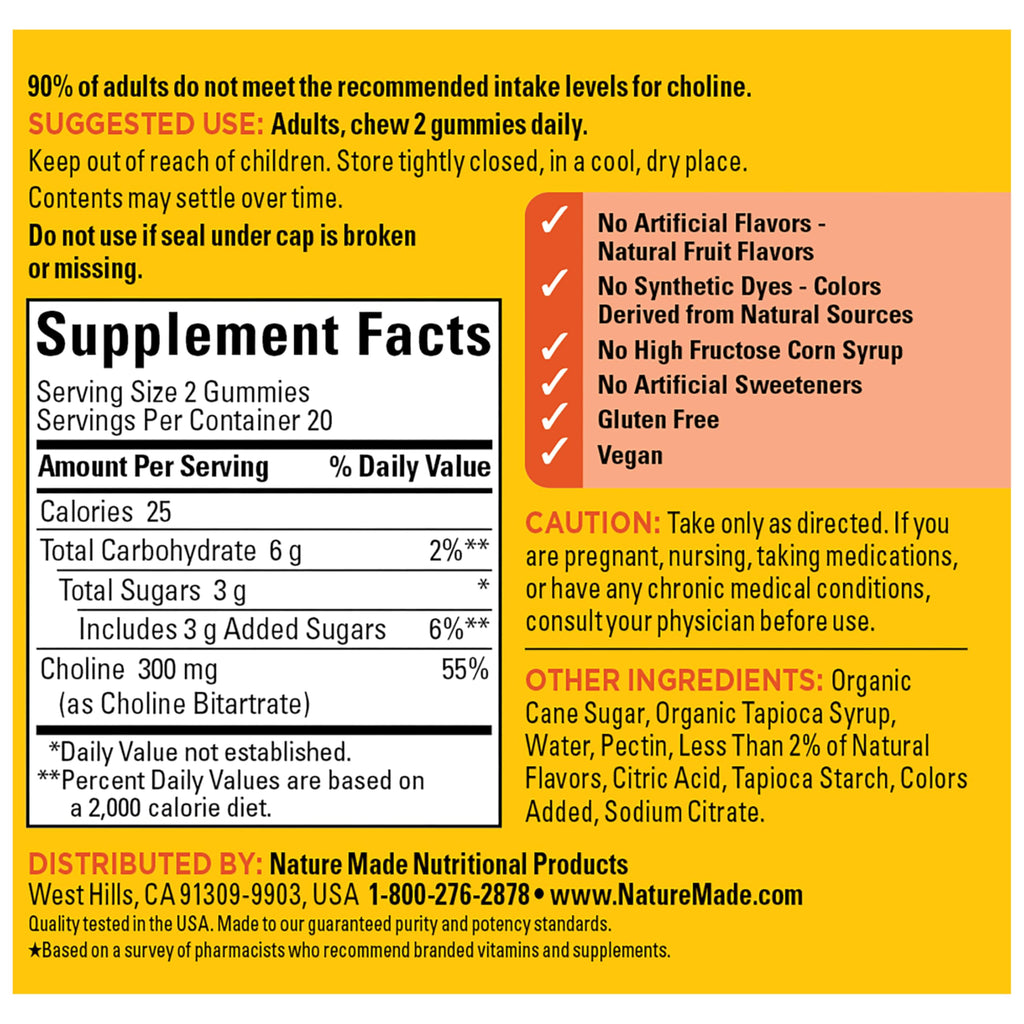 Nature Made blended vitamins for vitality