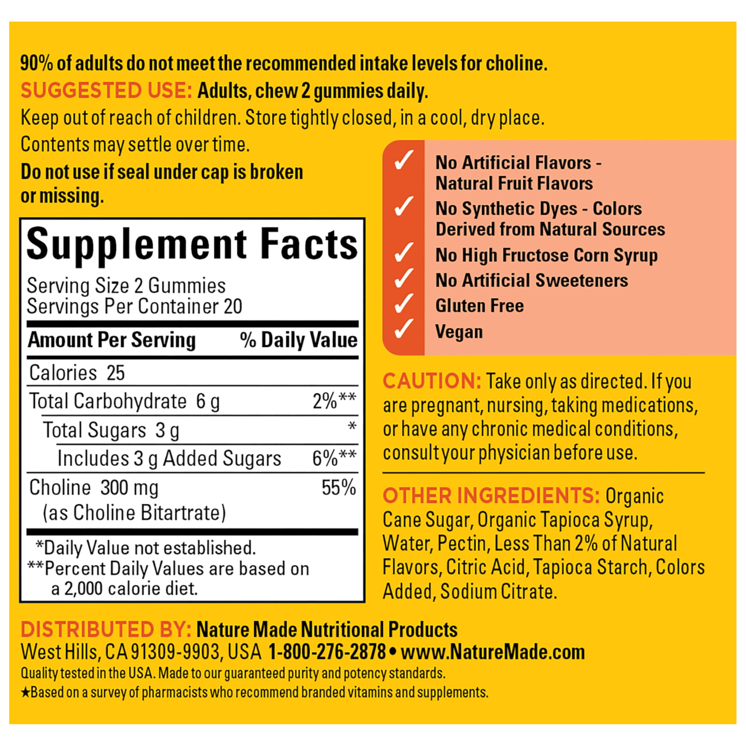 Nature Made blended vitamins for vitality