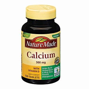 Nature Made Calcium 500 mg tablets
